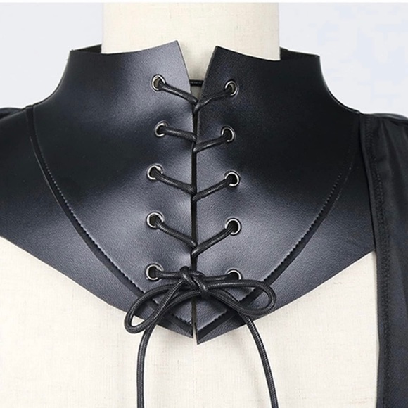 Accessories | Single Shoulder Armor Pu Faux Leather Theatre Cosplay ...